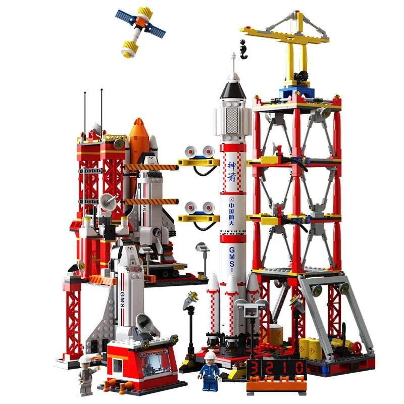 Space Shuttle Aerospace Spaceship Carrier Rocket Model Moc Building ...