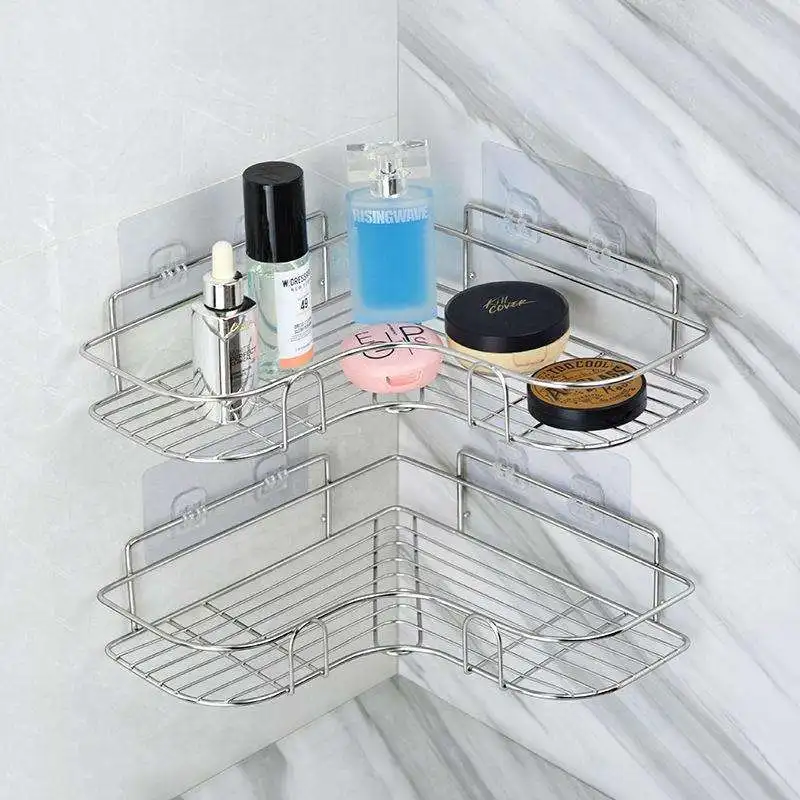 New Arrival Bathroom Storage Corner Rack Metal Shower Caddy With ...