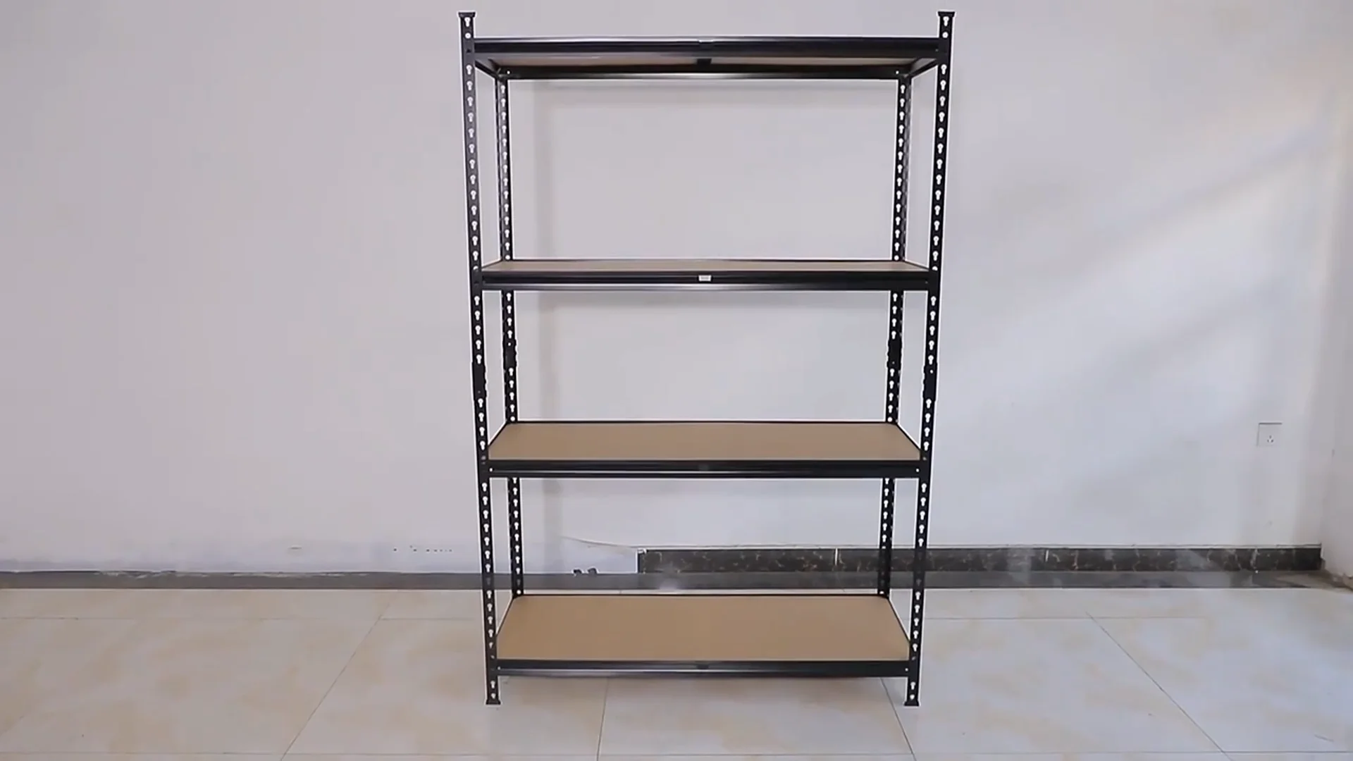 Heavy-duty Riveted Boltless Steel Shelving Unit Office Warehouse Garage ...