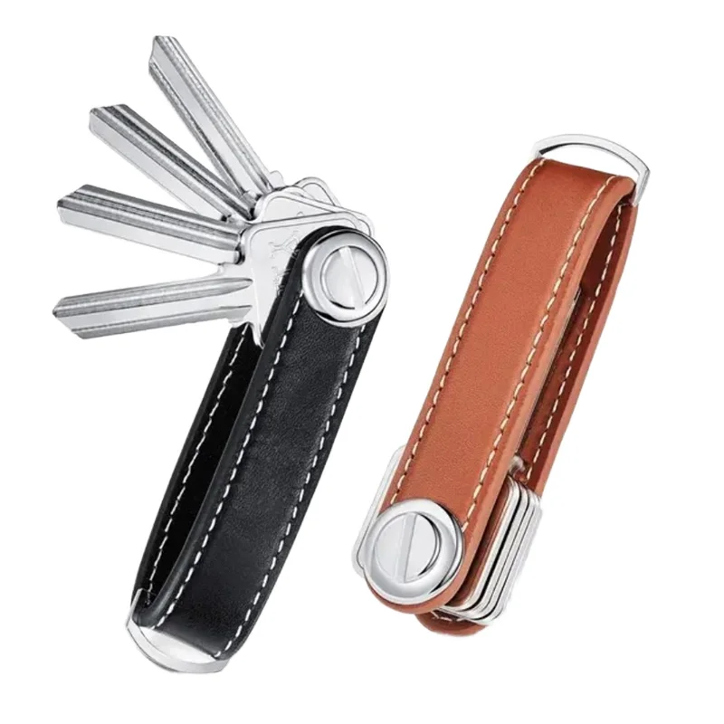 Wholesale Good Quality Expandable Genuine Leather Key Holder Business ...