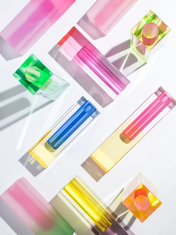 Modern Acrylic Book Vases Custom Clear Plastic Wholesale Decorative ...