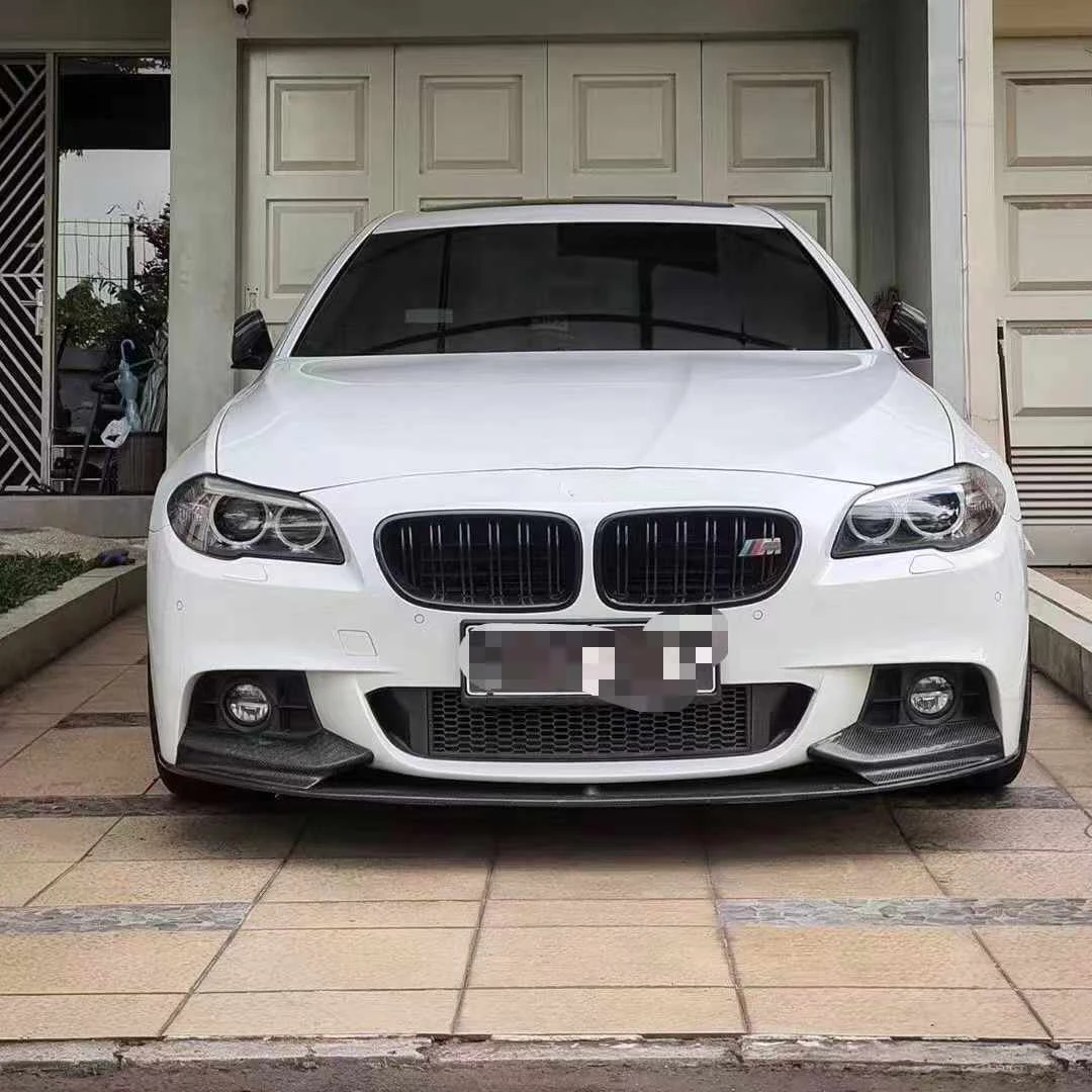 BMW F10 M Sport Carbon Fiber Front Lip Bodykit - 2010-2021
