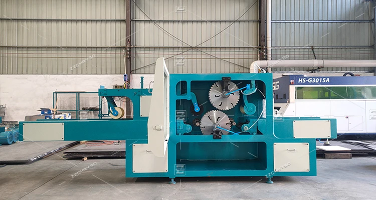 High Speed Rip Saw Automatic Straight Line Gang Rip Saw For Wood ...