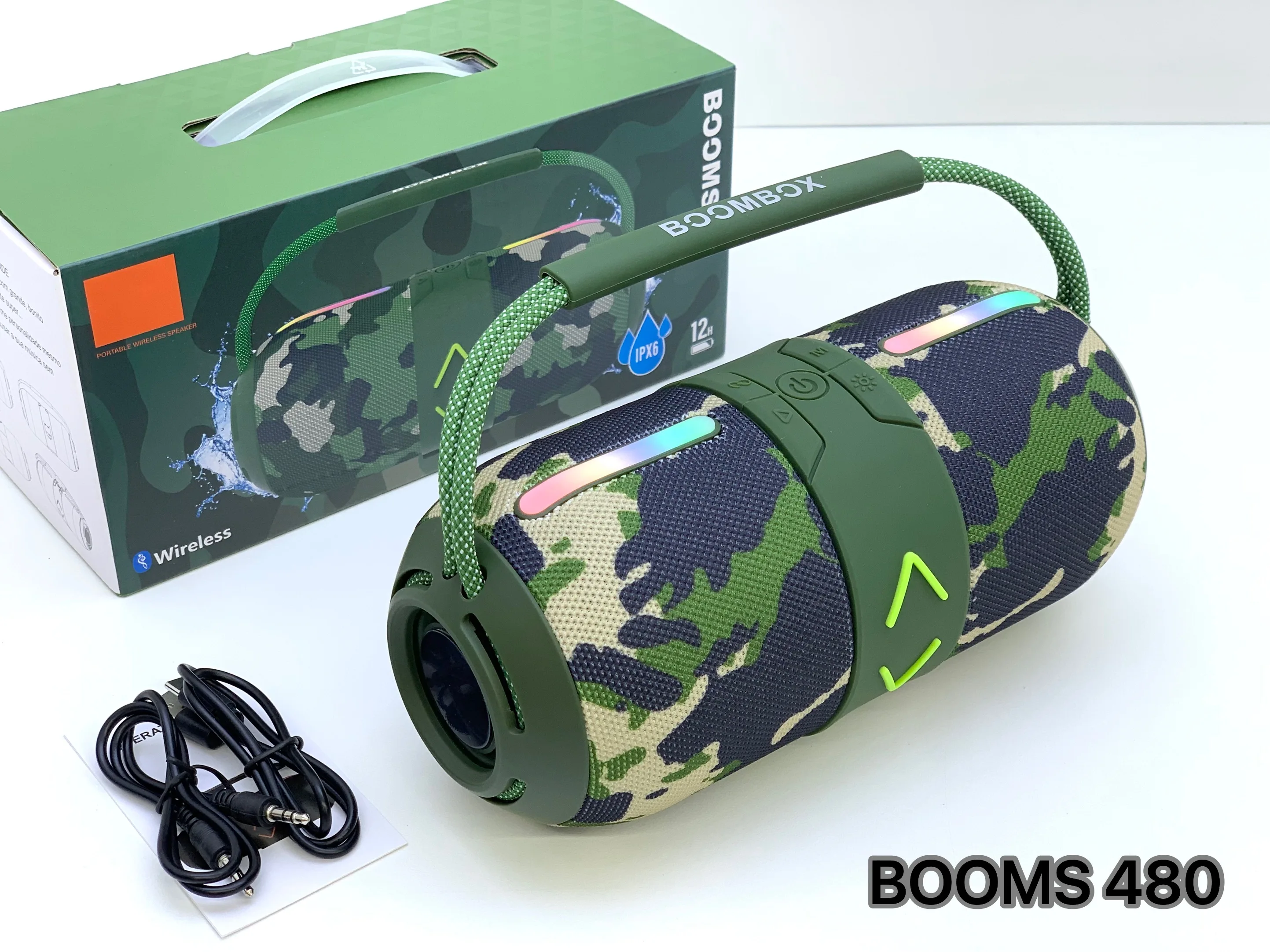 Customization Logo Wireless Boombox Outdoor Portable Deep Bass Home ...