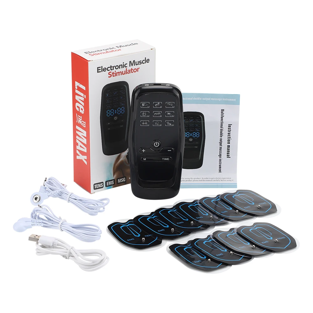 Wireless Pain Relief Therapy Electronic Pulse Body Massager Ems Machine ...