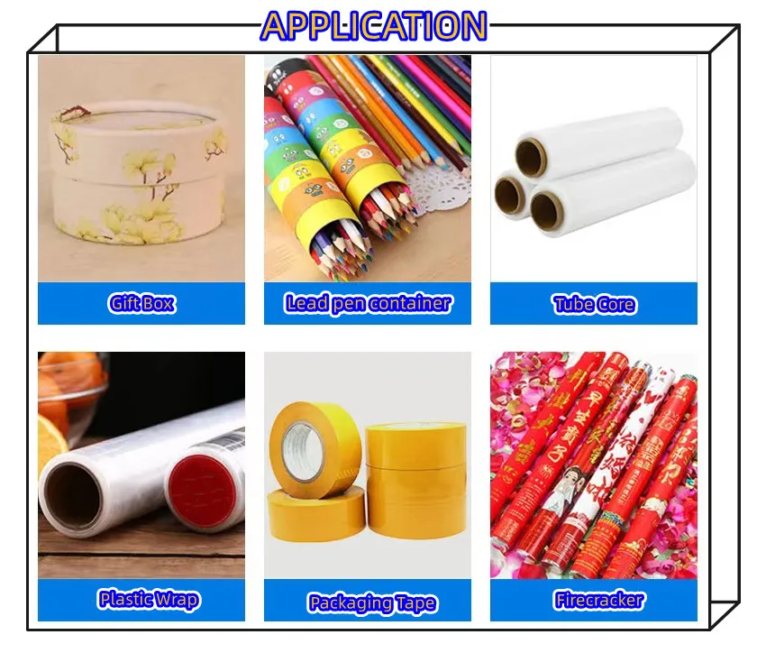 Custom Size High Quality Kraft Paper Cardboard Roll Core Tube Pipe Core ...