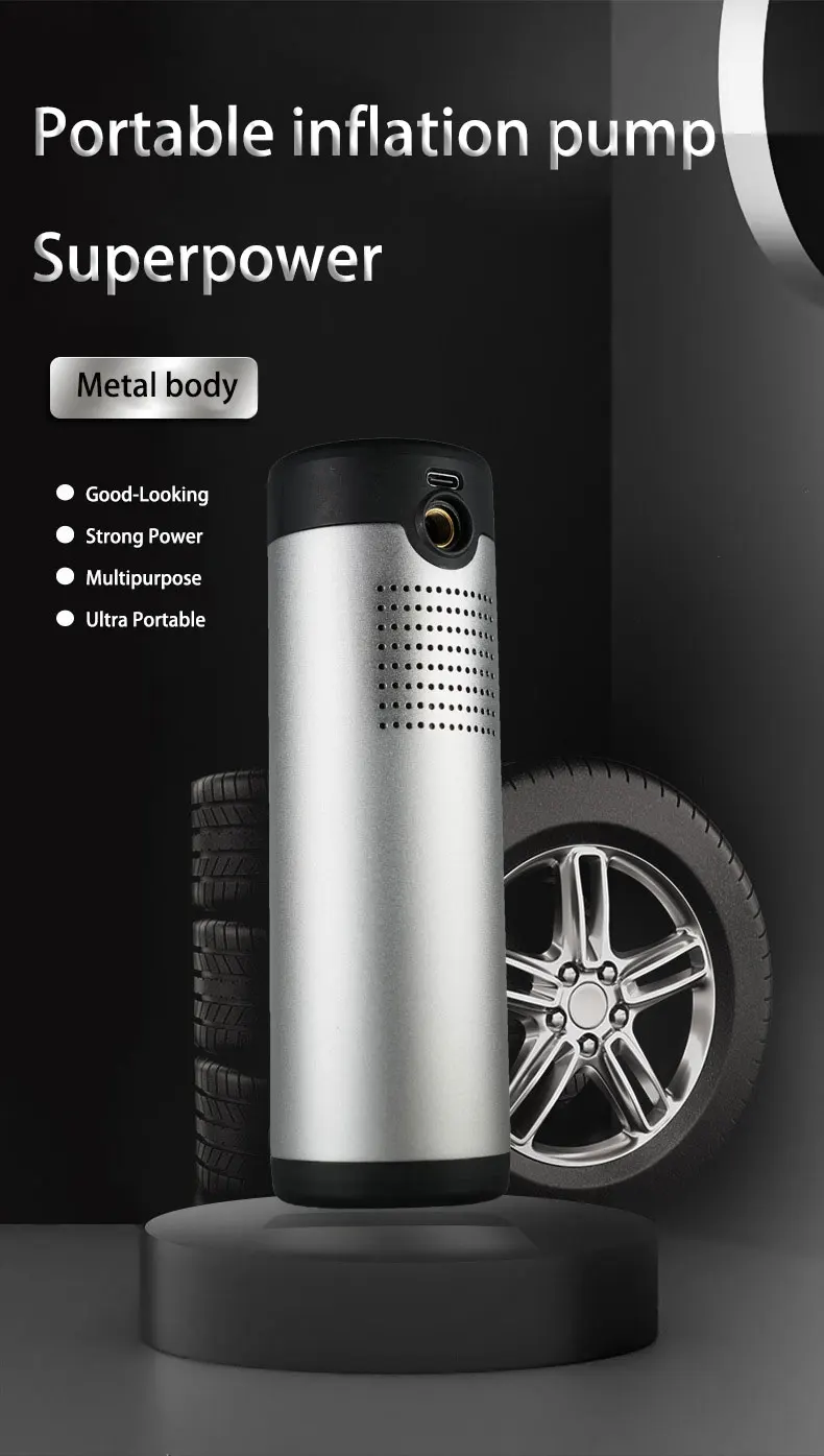 Car Mounted Inflation Pump Multifunctional Onboard Car Inflation Pump ...