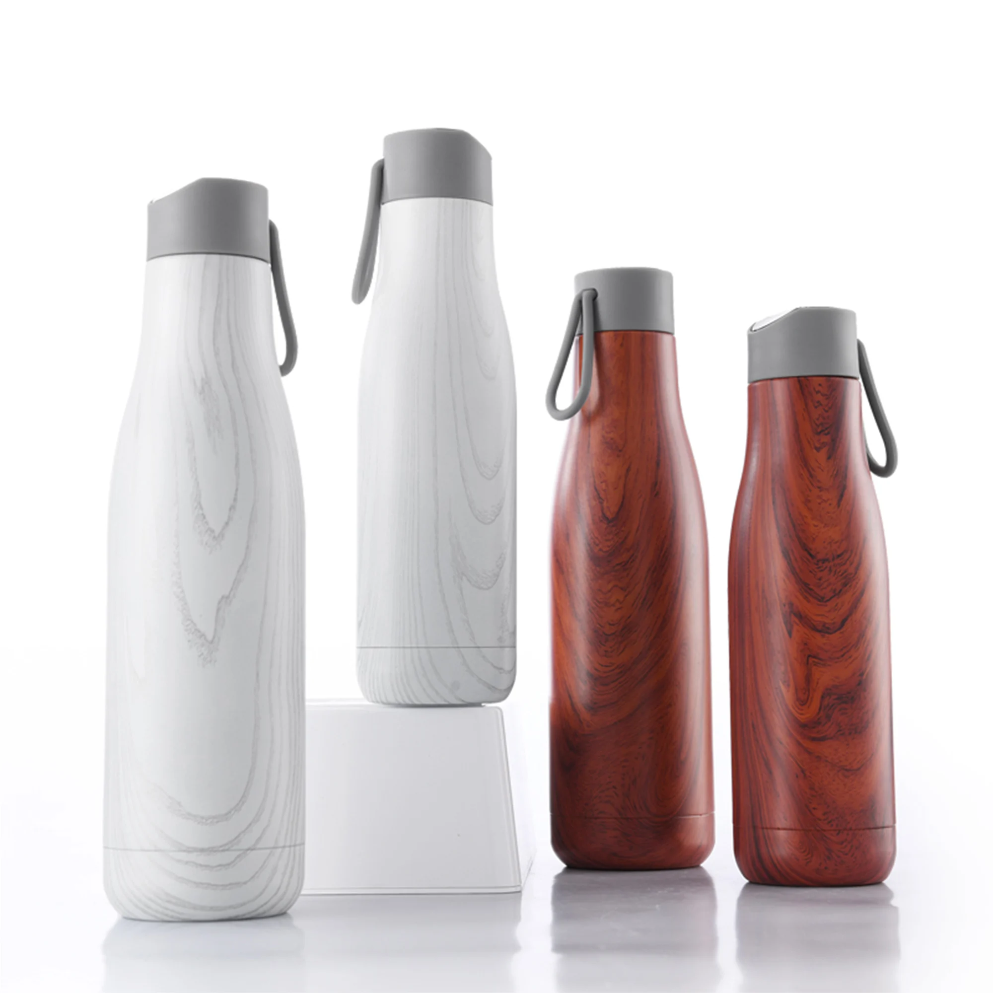 Customized Color Logo Reusable Gym Sports Stainless Steel Bottles 500ml ...