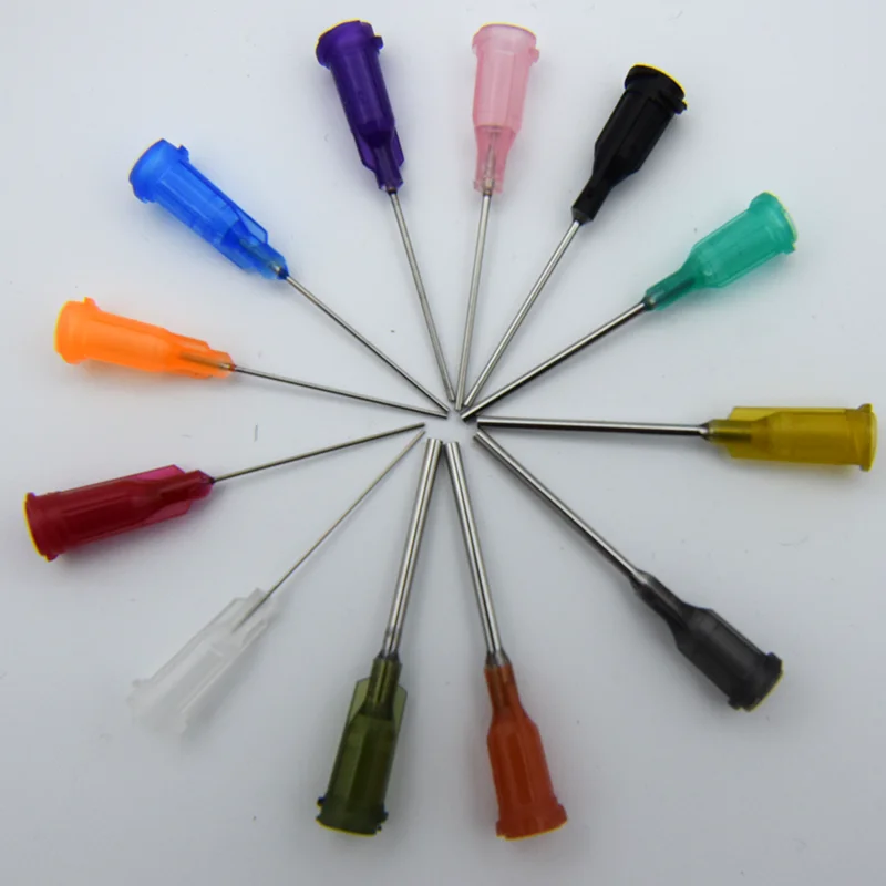 Plastic seat screw stainless steel dispensing needle 1 inch industrial ...