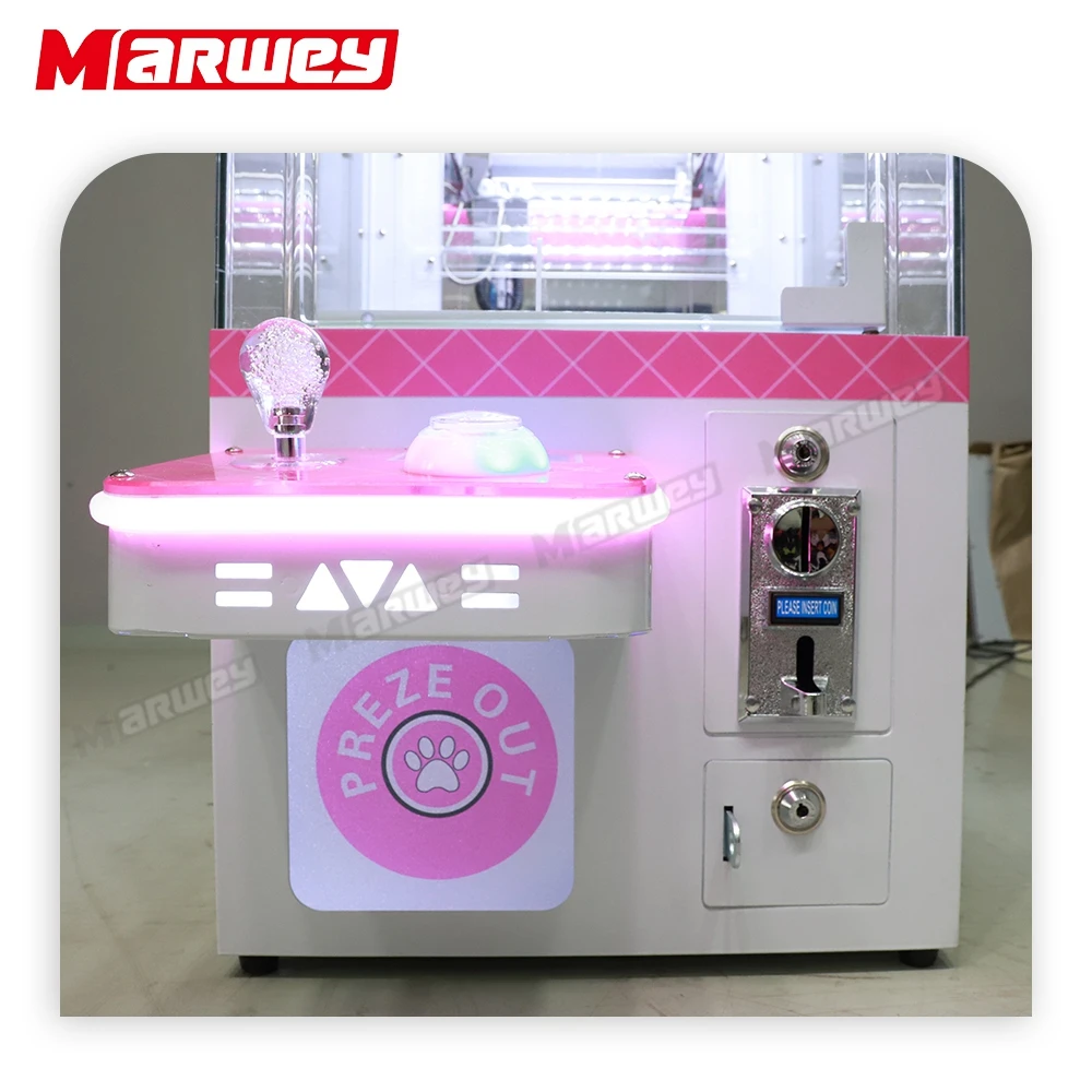 Indoor Amusement Gift Crane Machine Children Coin Operated Clamping ...