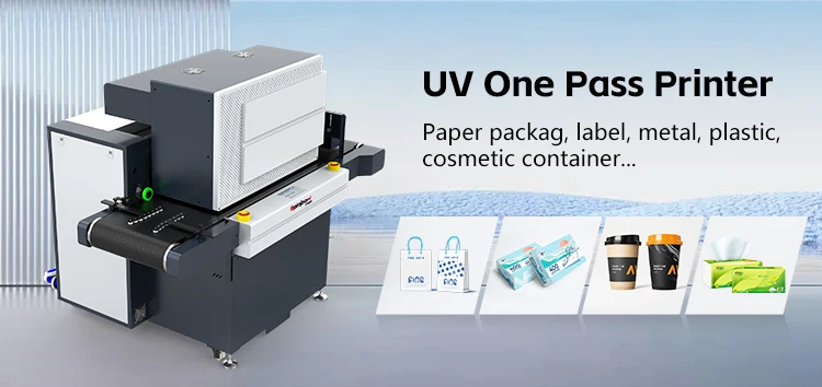 Rainbow Single Pass High Speed Digital UV Printer for Packaging