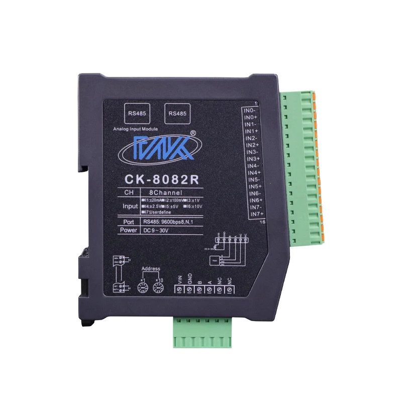 Modbus RTU RS485 aislador galvánico señal PLC entrada analógica RS 485 ...