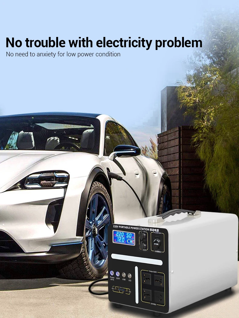 Portable Solar Power Generator 8000w Outdoor Mobile Power Supply ...