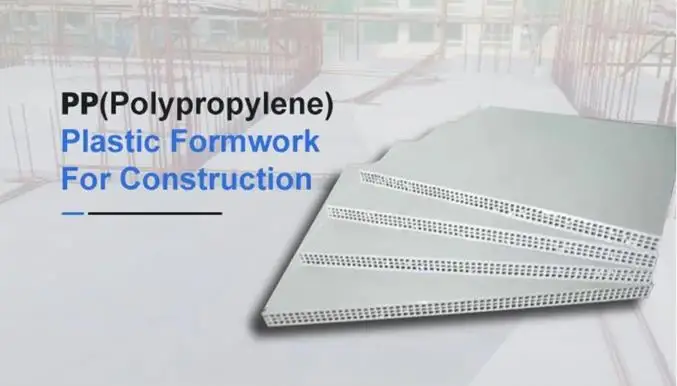 PP Plastic Formwork Panels Plastic Sheets Concrete Formwork Shuttering ...