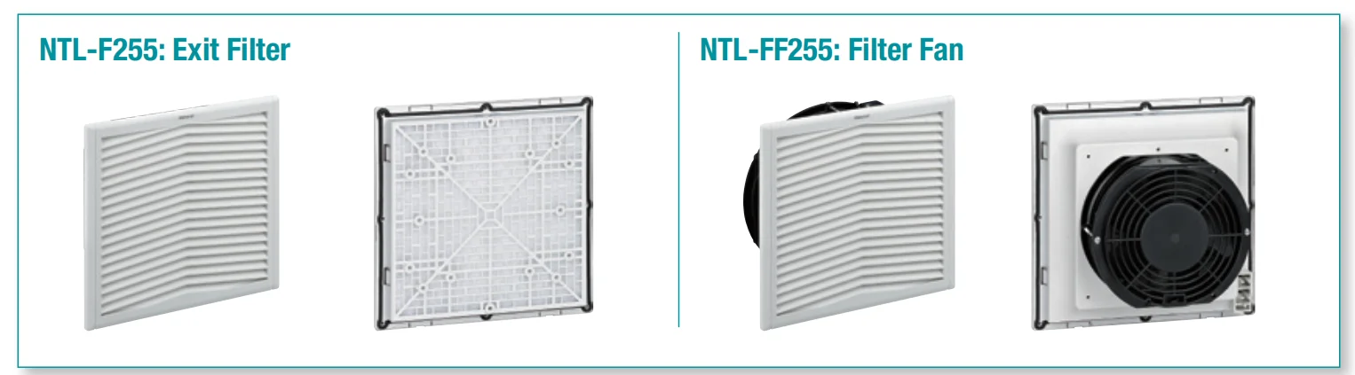 Natural NTL- FF255 Air Flow 536m³/h Fan Cabinet Ventilation System Fan ...