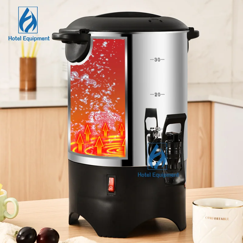 5.3 L Stainless Steel Coffee Urn - Classic Electric Coffee Maker for ...