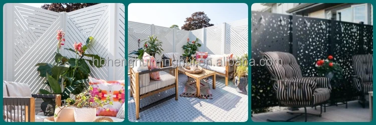 Perforated Garden Aluminum Wall Trellis Privacy Fencing Panel| Alibaba.com