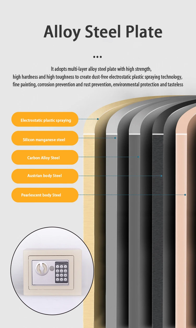 XBT Mini Deposit Safe Box - Secure Your Money & Belongings