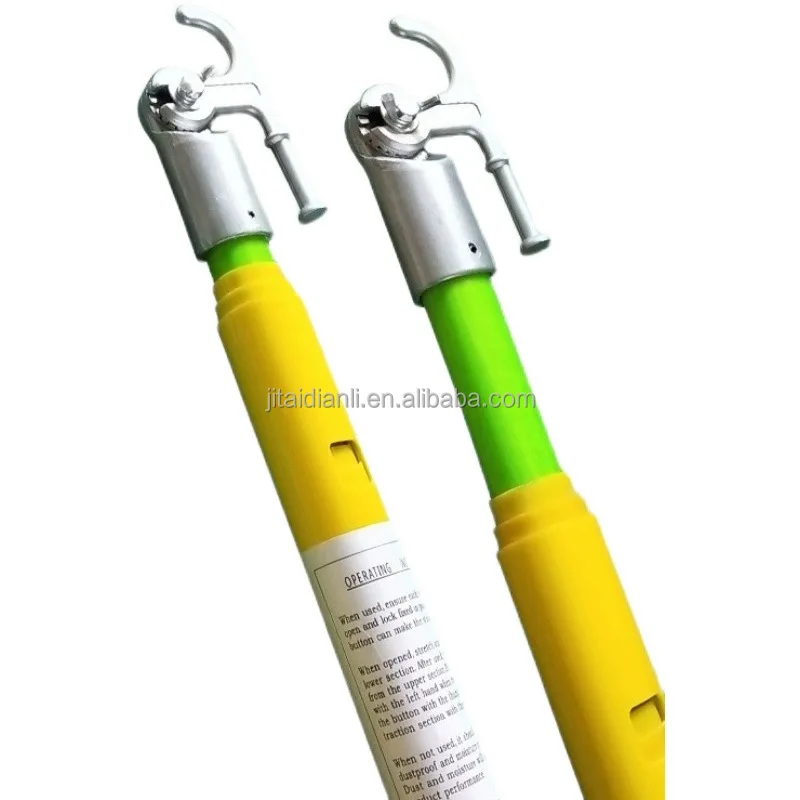 12m Triangle Shape Fiber Glass Telescopic Hot Stick Link Stick