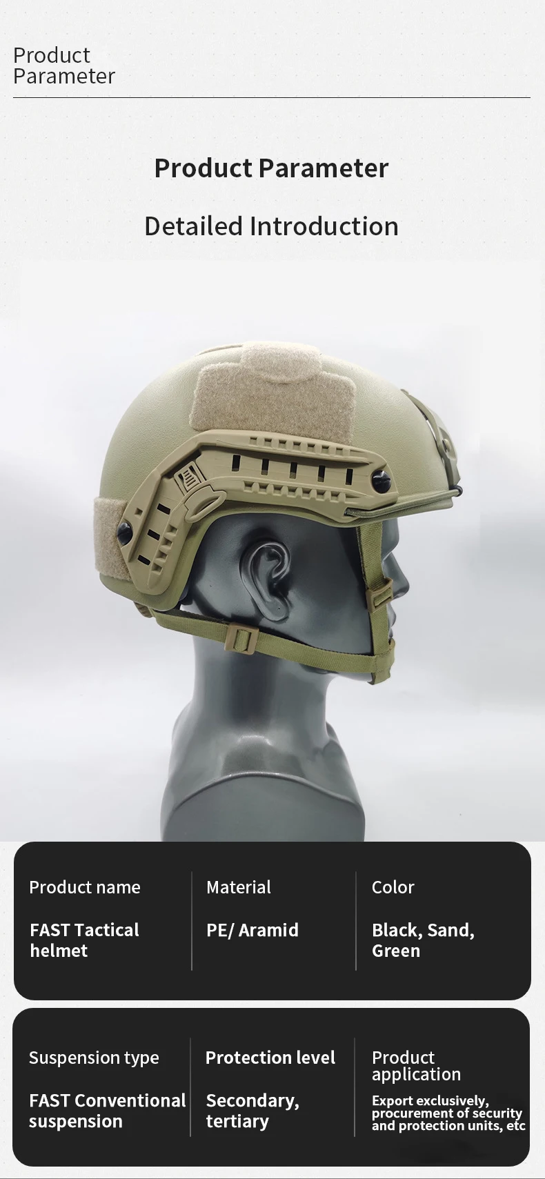 Fast Helmet Individual Protective Tactical Helmet Head Protection ...