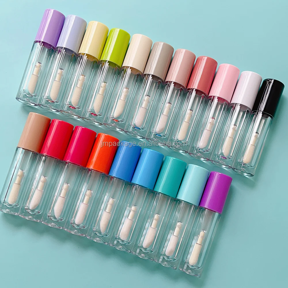 JIE MEI Stock MOQ 100PCS 5ML Big Wand Lip Oil Bottle Wholesale