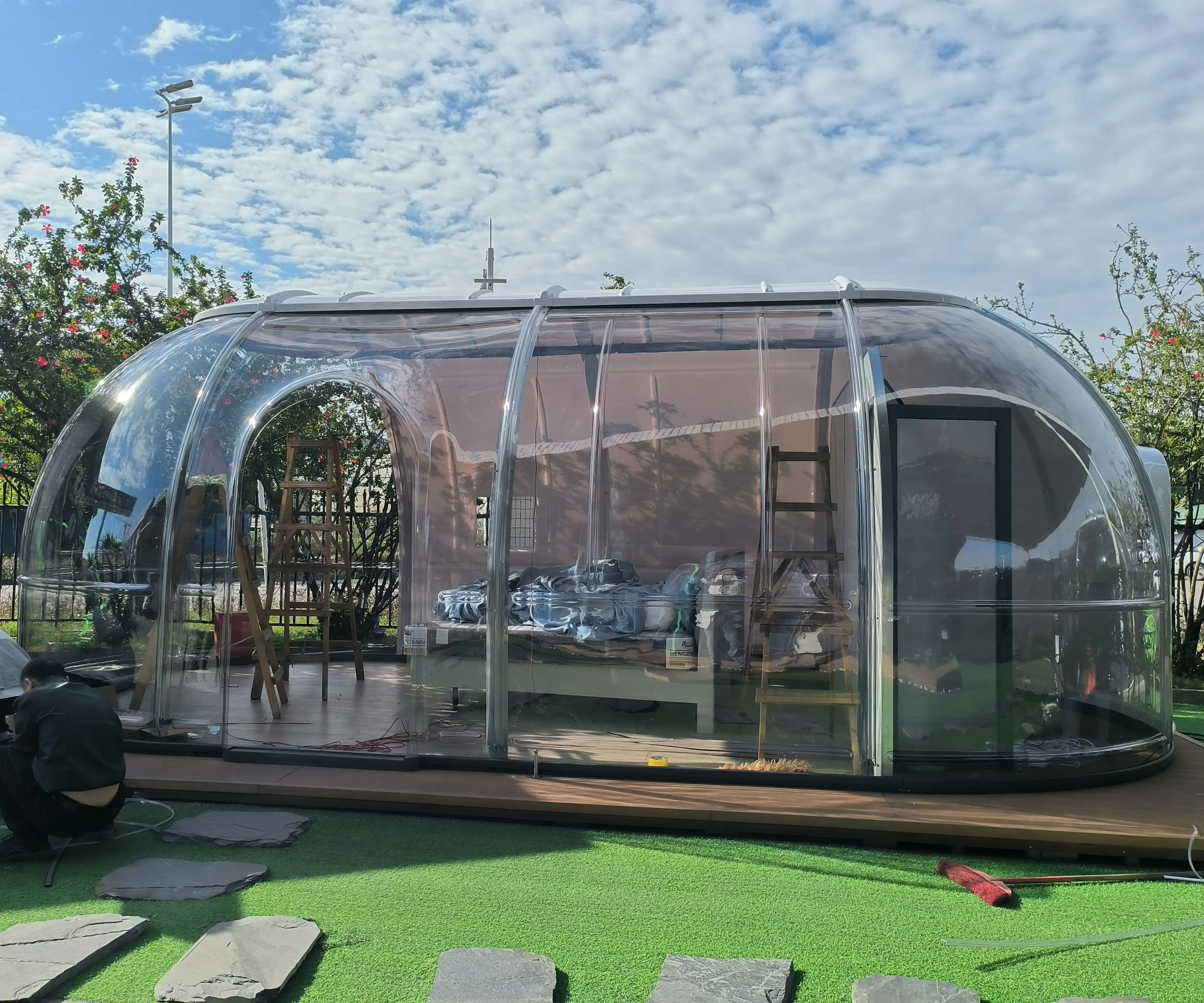 Sturdy PC Bubble House - Modern Transparent Tent Domes