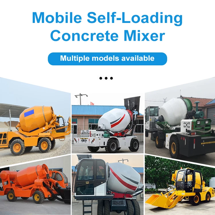 Automation Popular 1.2m3 Self-loading Concrete Mixer Truck Vietnam Used ...