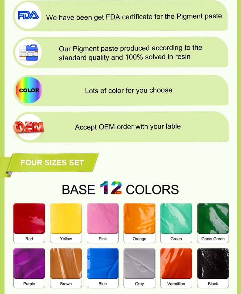 CNMI 24 Pigment Pastes for Epoxy Resin Jars Set Thick Pigment Paste ...