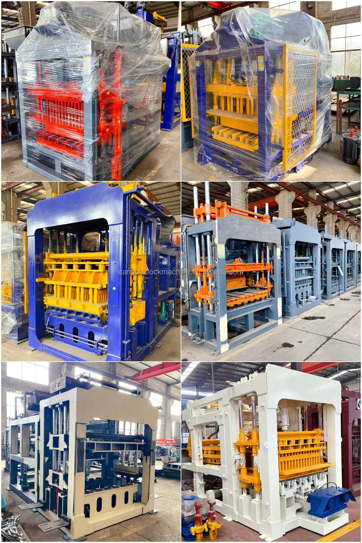 Qt4-15 Maquina De Bloques De Cemento Concrete Block Machine De Brique ...