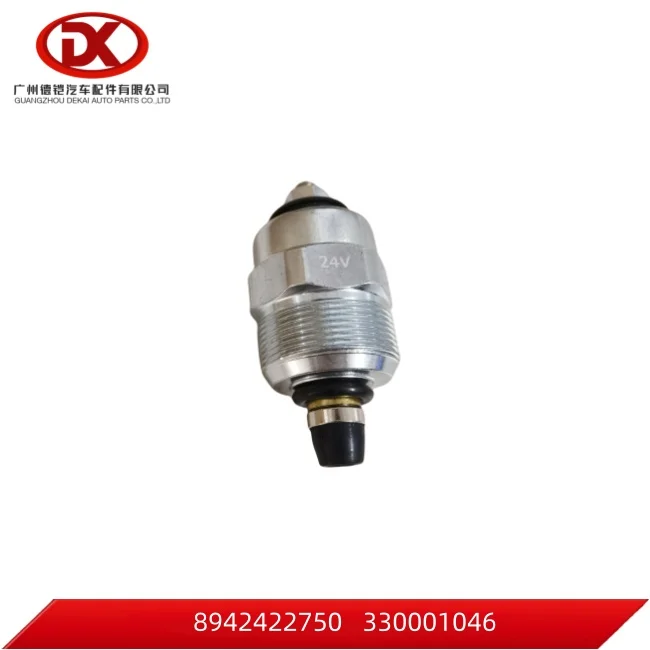 3-3000104-6 ISUZU 26439029 Shut-Off Solenoid Valve 24V 330001046 ...