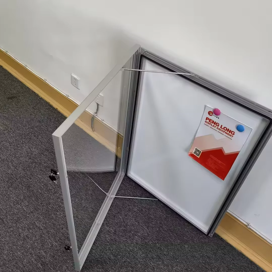 Secure and Stylish Outdoor Notice Board - Aluminum Poster Locking Case