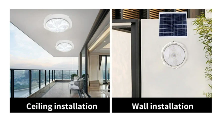 High Quality Modern Indoor Solar LED Ceiling Light IP67