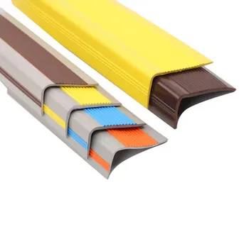 Pvc Stair Treads Rubber Stair Tread Edge Protector Pvc Stair Anti-slip ...