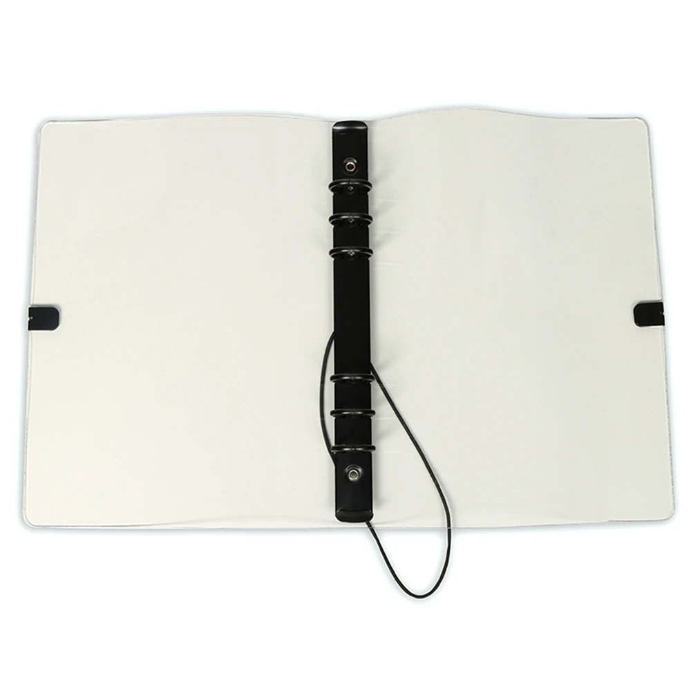 A5 Clear Soft Pvc Notebook Cover Refillable Paper Pvc Binder Waterproof ...