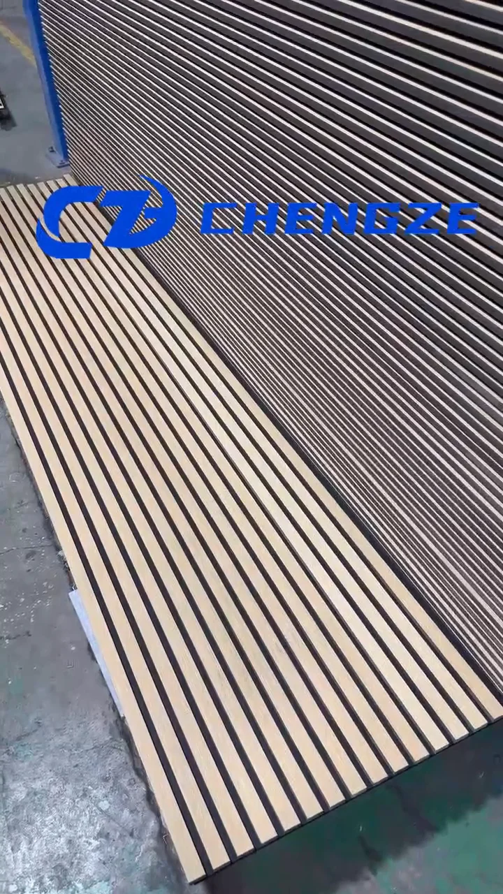 Akupanel Oak Wooden Slat Acoustic Wall Panels Soundproof Wall Panel ...