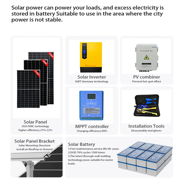 Solar Power Off Grid System 5kW Hybrid Energy Kit - OEM | Wholesale