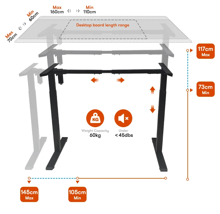 High Quality Office Computer Table - Adjustable & Stylish