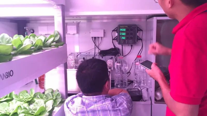 PHEC-B2 Greenhouse Farming Digital Nutrient Controller for Hydroponic Growing Systems PH EC ...