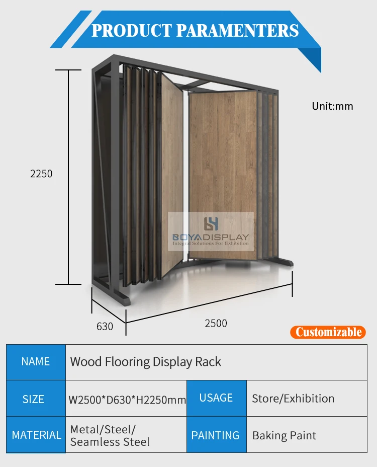 Customized Metal Display Stands for Exhibition Halls