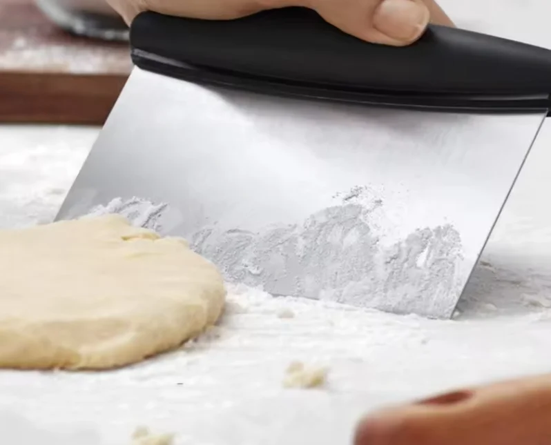 Kitchen Accessories Stainless Steel Pastry Machine Scraper And Dough ...