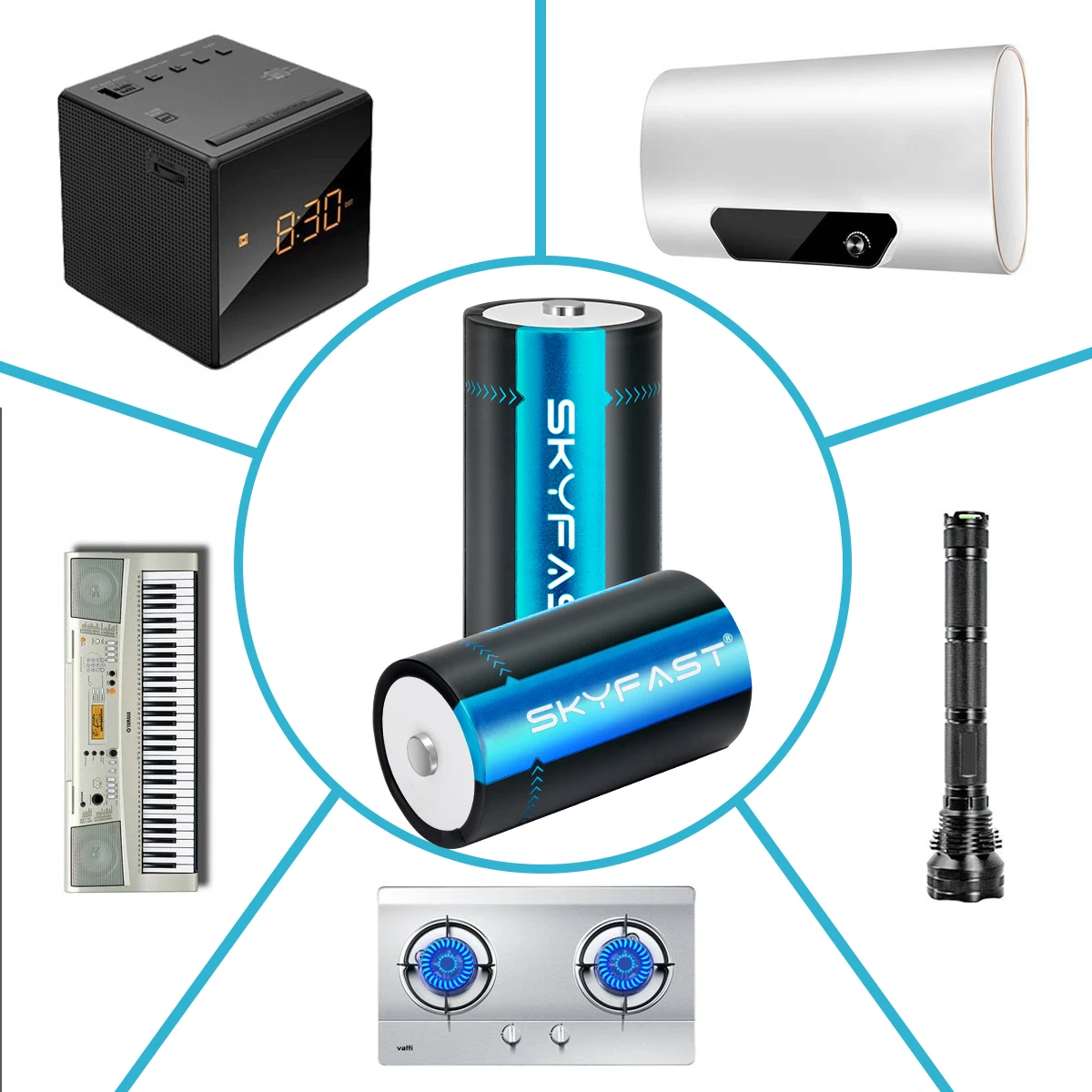 Replace Alkaline Is33600 Dry Cell R14 R20 LR20 USB Rechargeable Lithium ...