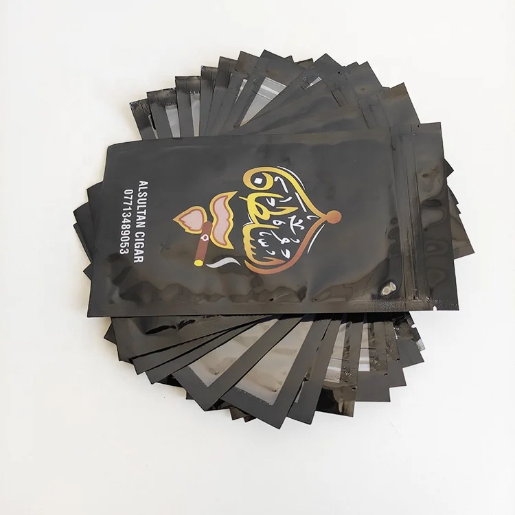Custom Printed Resealable Ziplock Moisture Humidor Bag