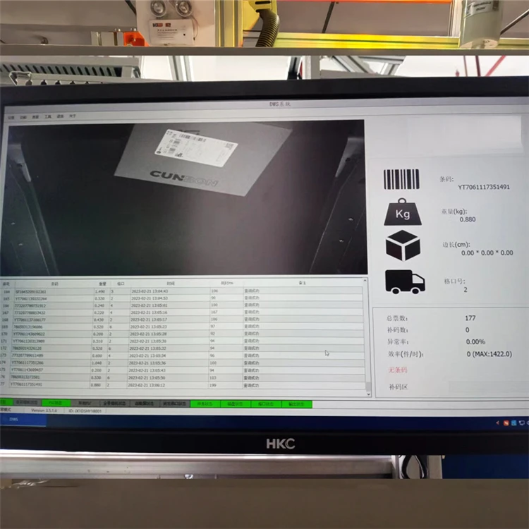 High Speed Wheel Sorting Conveyor With Dws For Parcel Sorting / Mail ...