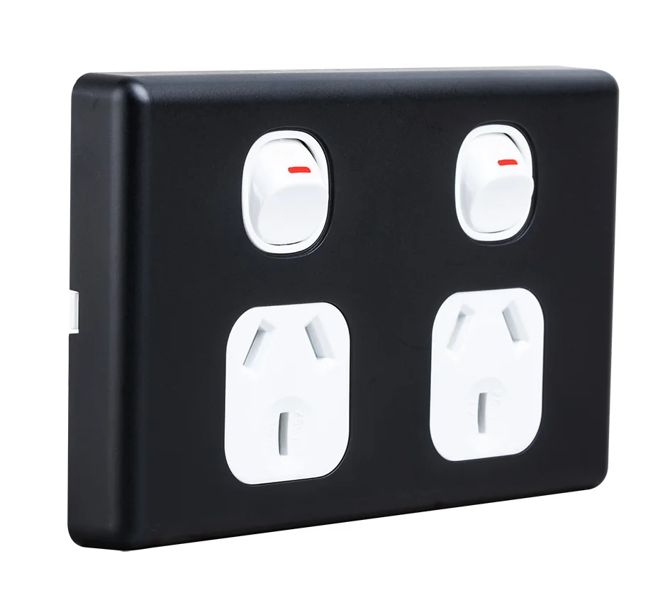Australian SAA Outlet Switch Power Points Electrical Wall Switch Socket ...