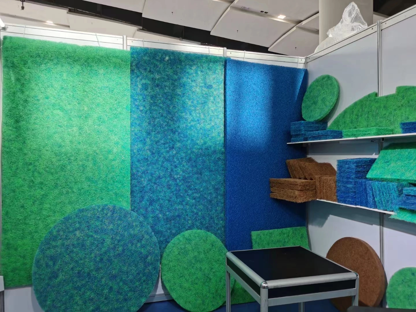 Green Spiral Filter Mat 200x100x4cm - Japanese Quality