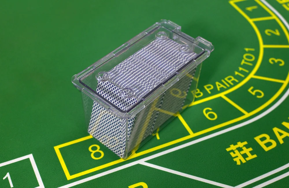 180*92*100mm Canister Cheaper Transparent Card Poker Box Durable ...