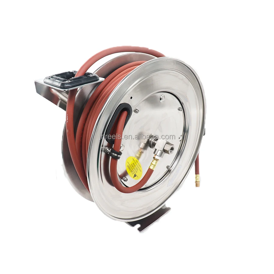 Rewinding Hose Reel Spring garden S316L 304 stainless steel food grade ...