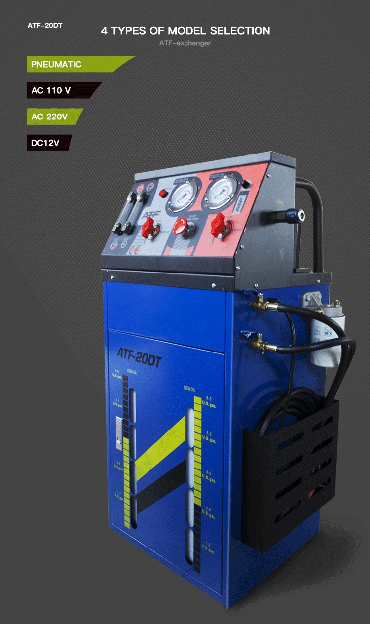 Atf-20dt 220v Automatic Fluid Exchanger Changer Cleaner Atf Flushing ...