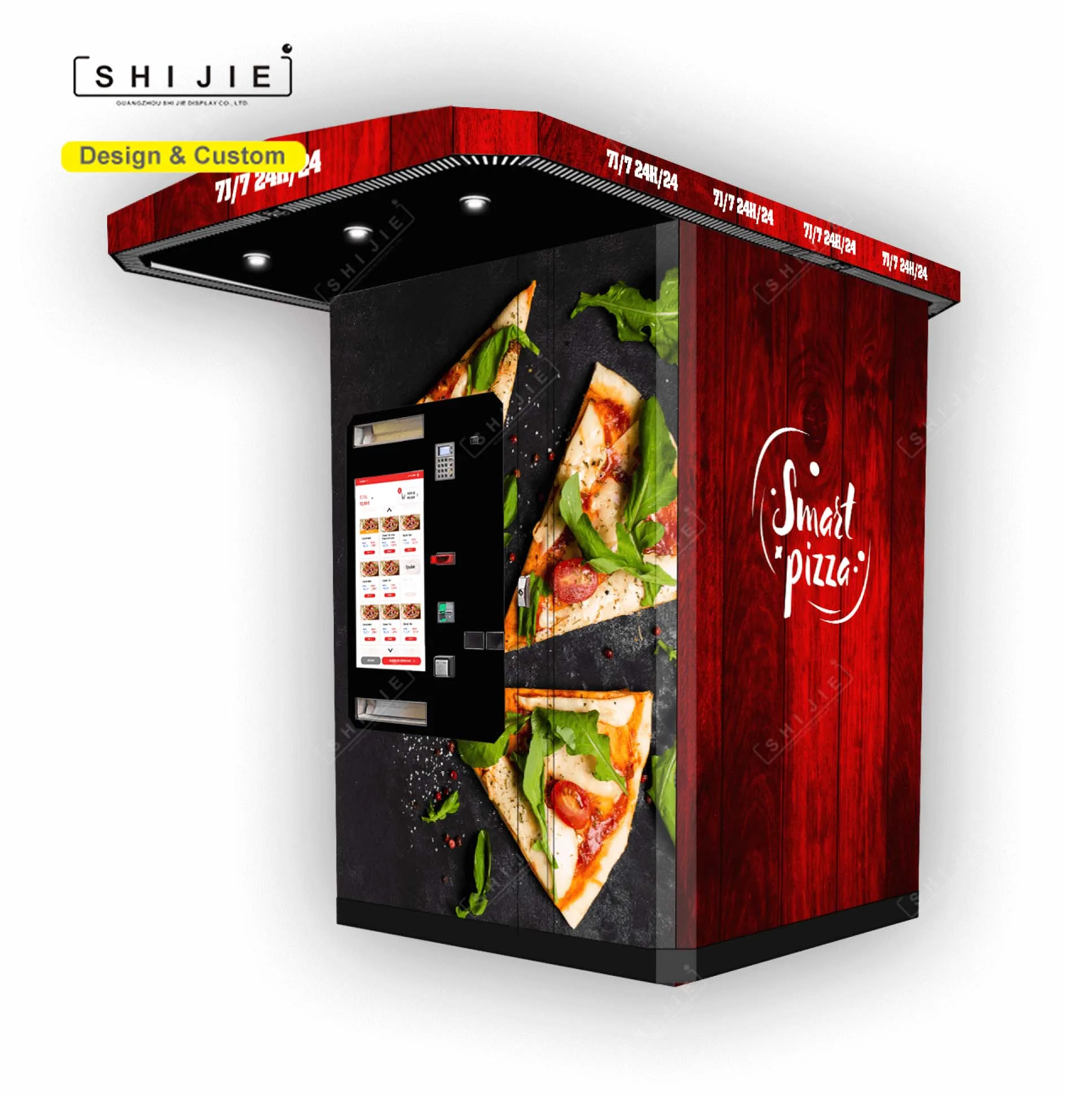 Design Brand New Automatic Pizza Vending Machine With Online Control ...