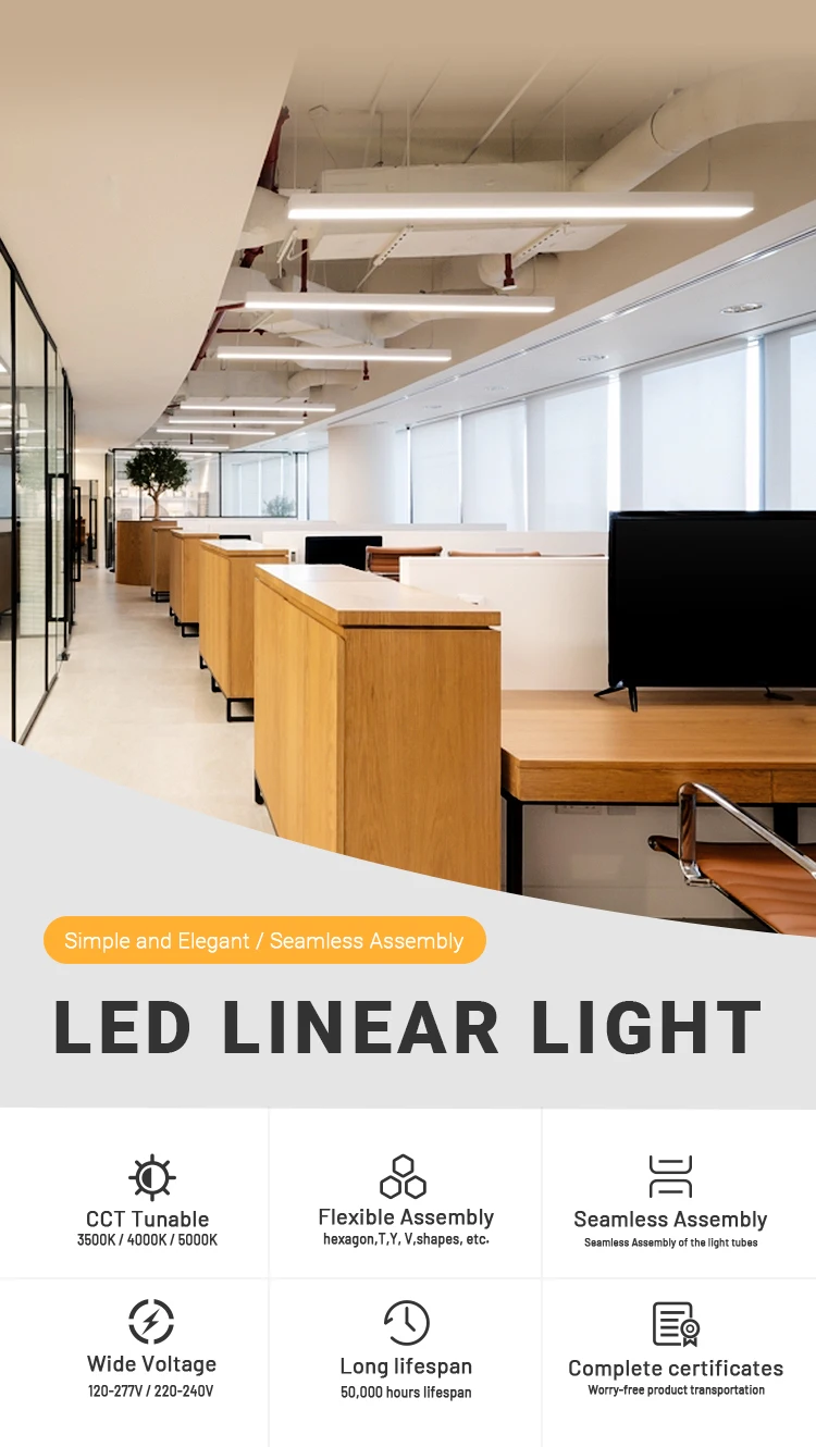 Brandon High Quality Modern Linear Lighting Systems Led Aluminum ...